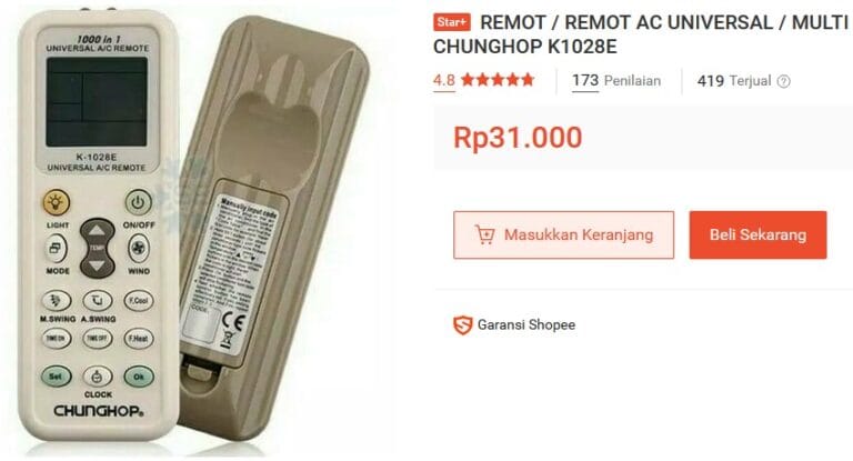 Kode Remote Universal AC Multi Joker dan Cara Settingnya - Panduan Teknisi